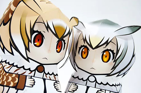 Kemono Friends: Eurasian Eagle-owl and Northern White-faced Owl ...