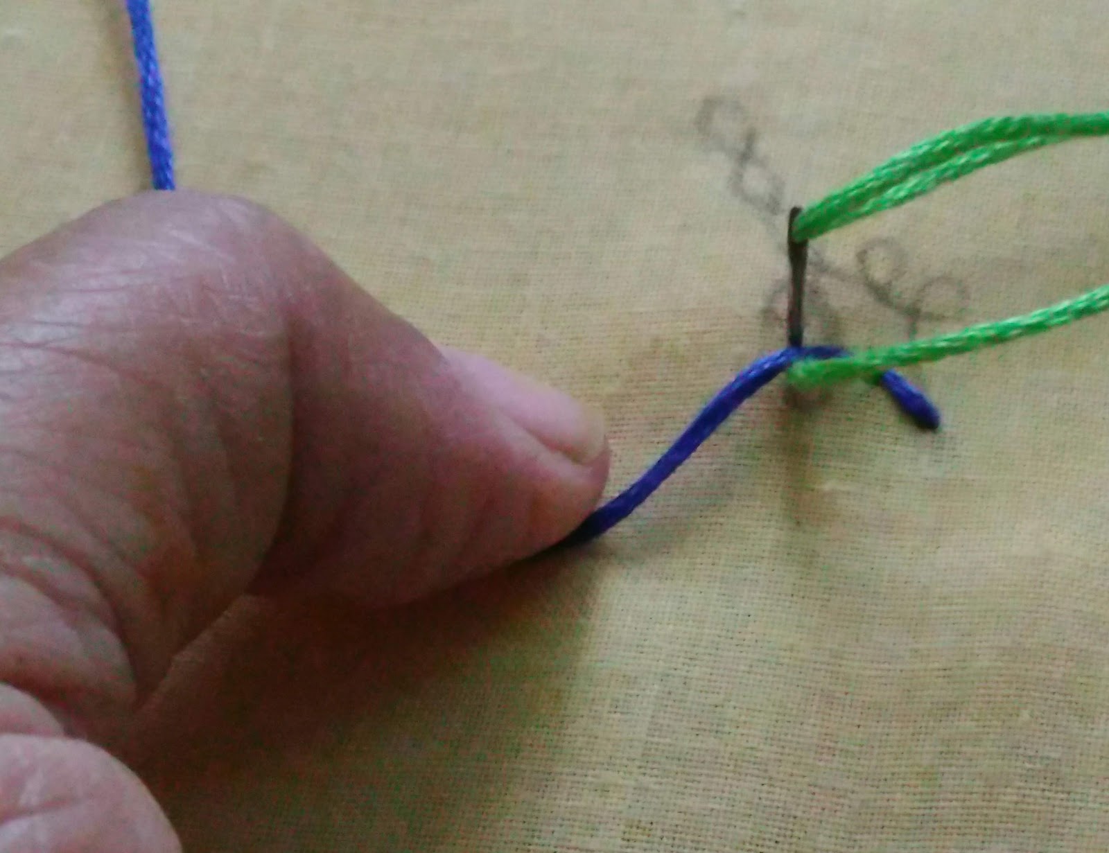 Samsrisht Embroidery: Couching / Couch Stitch