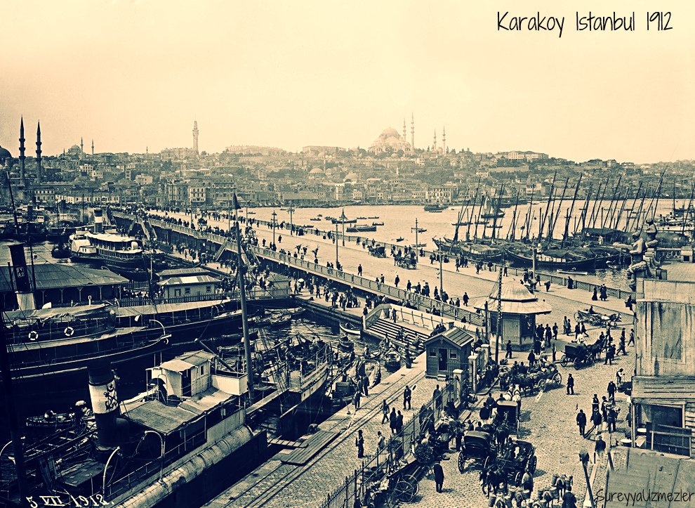 Sureyya Uzmezler: Istanbul Bogazici,Halic. Old Photos TURKEY 1890-1900's