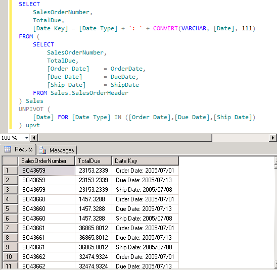 Utility Dimensions In Tabular Powerpivot