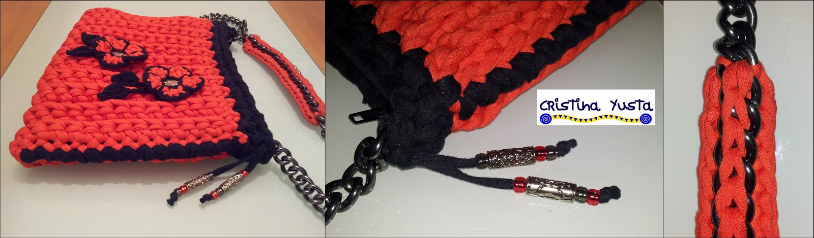 La vida a ganchillo...: Bolso de trapillo