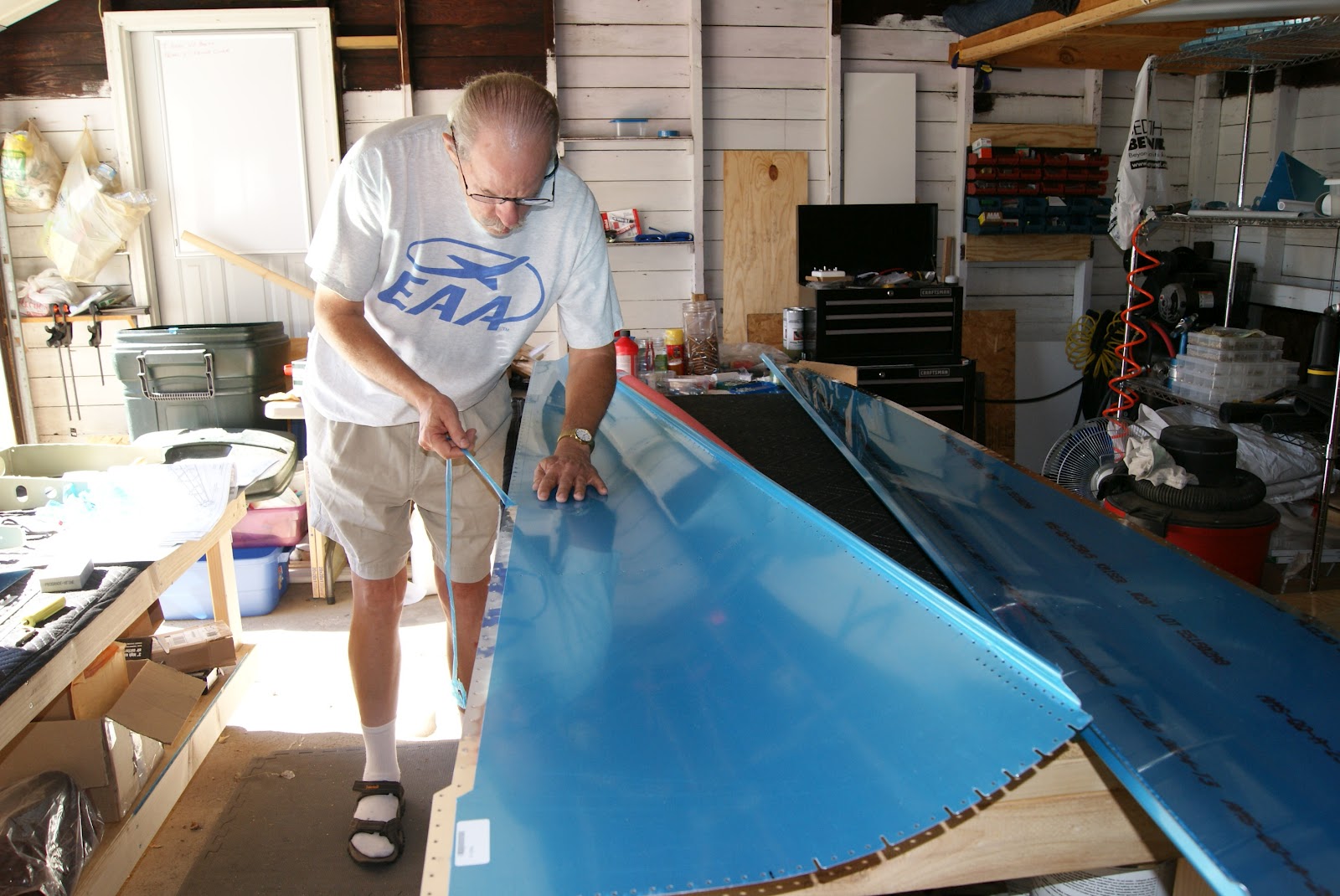 DOG Aviation John's RV-12 Blog: Dimpling Stabilator’s Aft Skin & Ribs