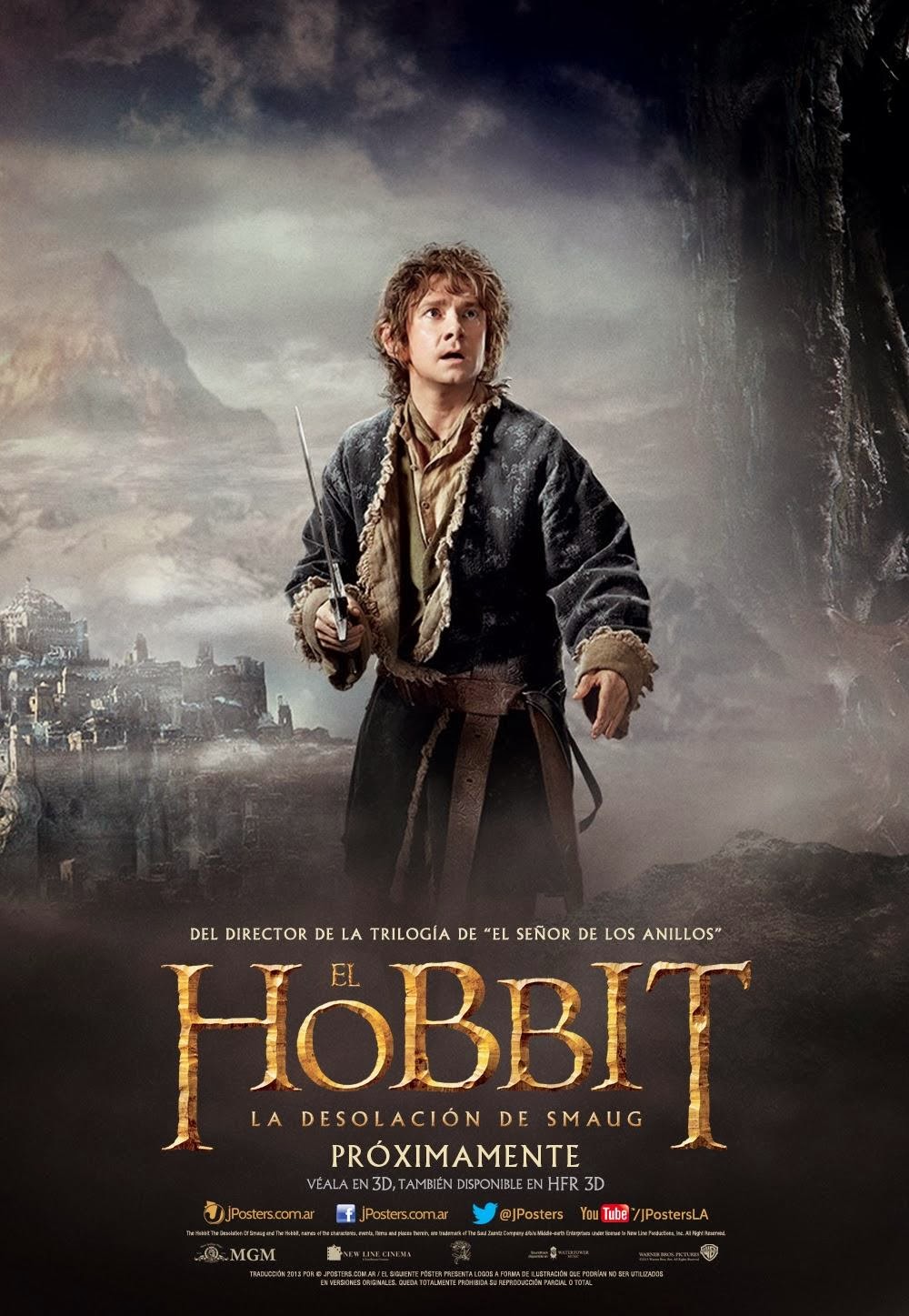 The Geeky Nerfherder: Movie Poster Art: 'The Hobbit: The Desolation Of ...