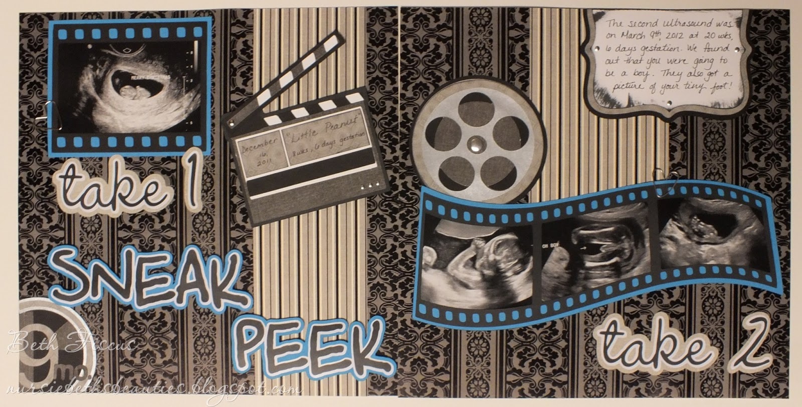 Beth's Beauties: Film Strip Layout #2