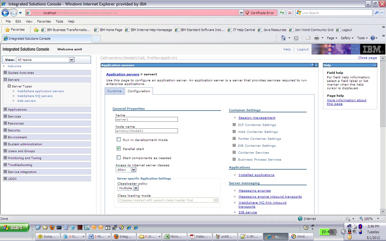 Technical Solution for You..: How to configure HTTP Session in Websphere?