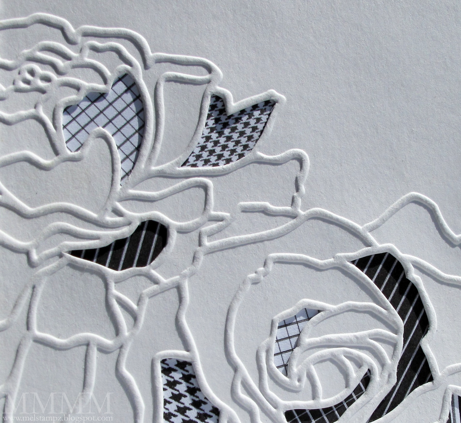 Mel Stampz: Cut Out pressure embossing technique & Men's Suiting ...