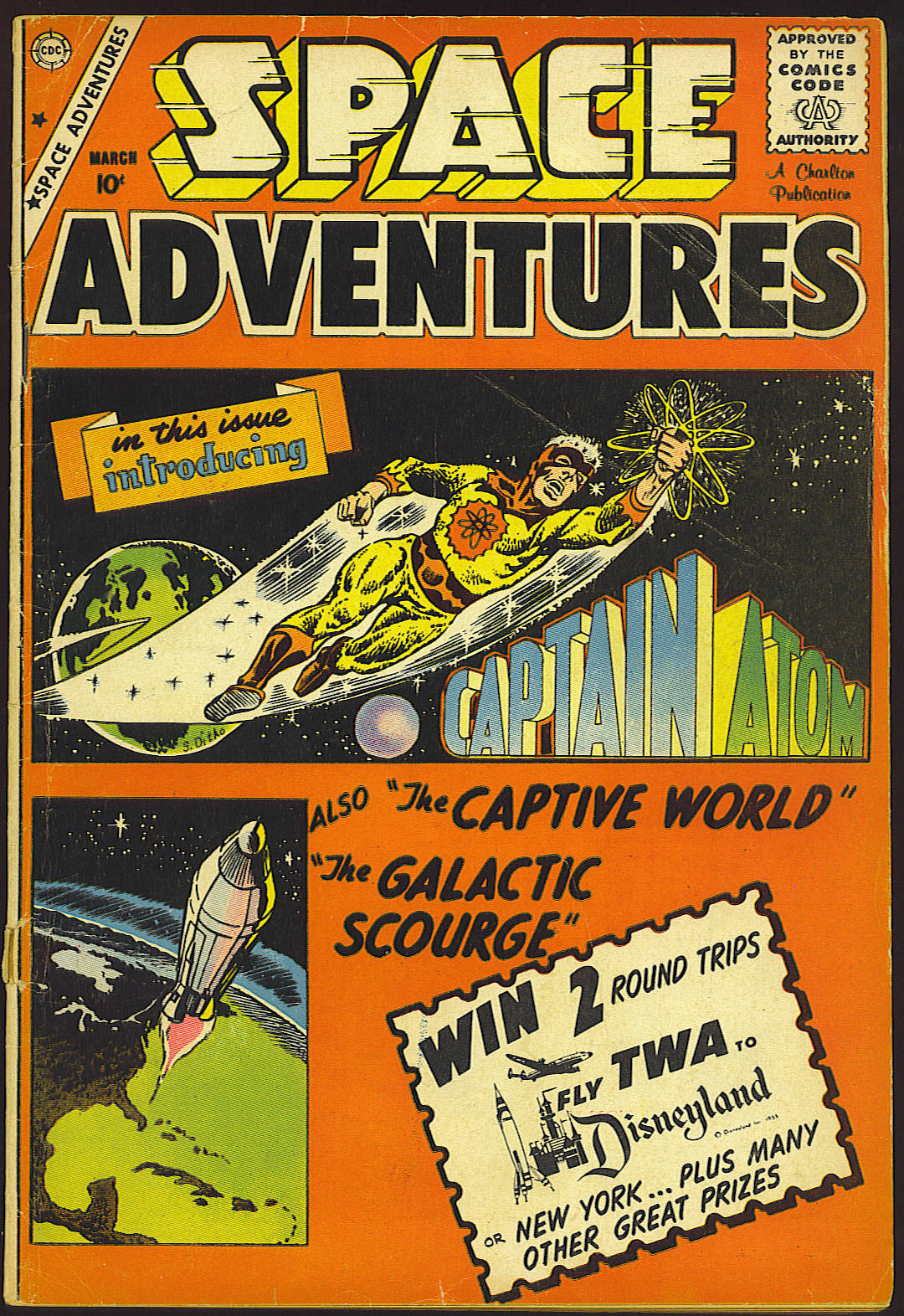 THE CHARLTON COMICS READING LIBRARY: SPACE ADVENTURES #33 March 1960