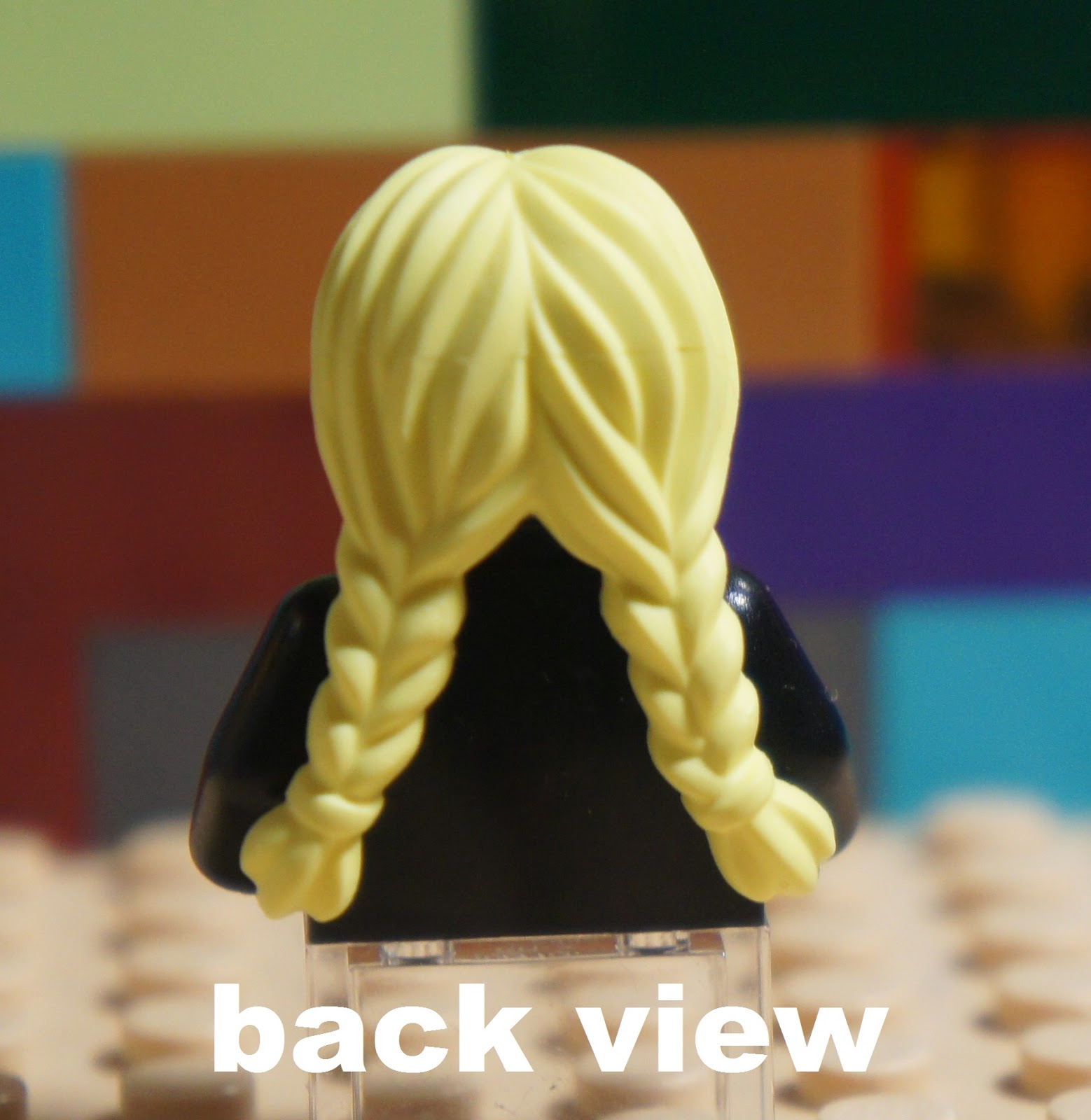 LEGO Yellow Blonde Pigtails Braided WIG / HAIR PIECE for Girl ...