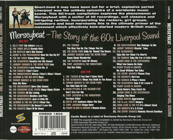 O Baú do Edu: MERSEYBEAT- STORY OF THE '60S LIVERPOOL SOUND