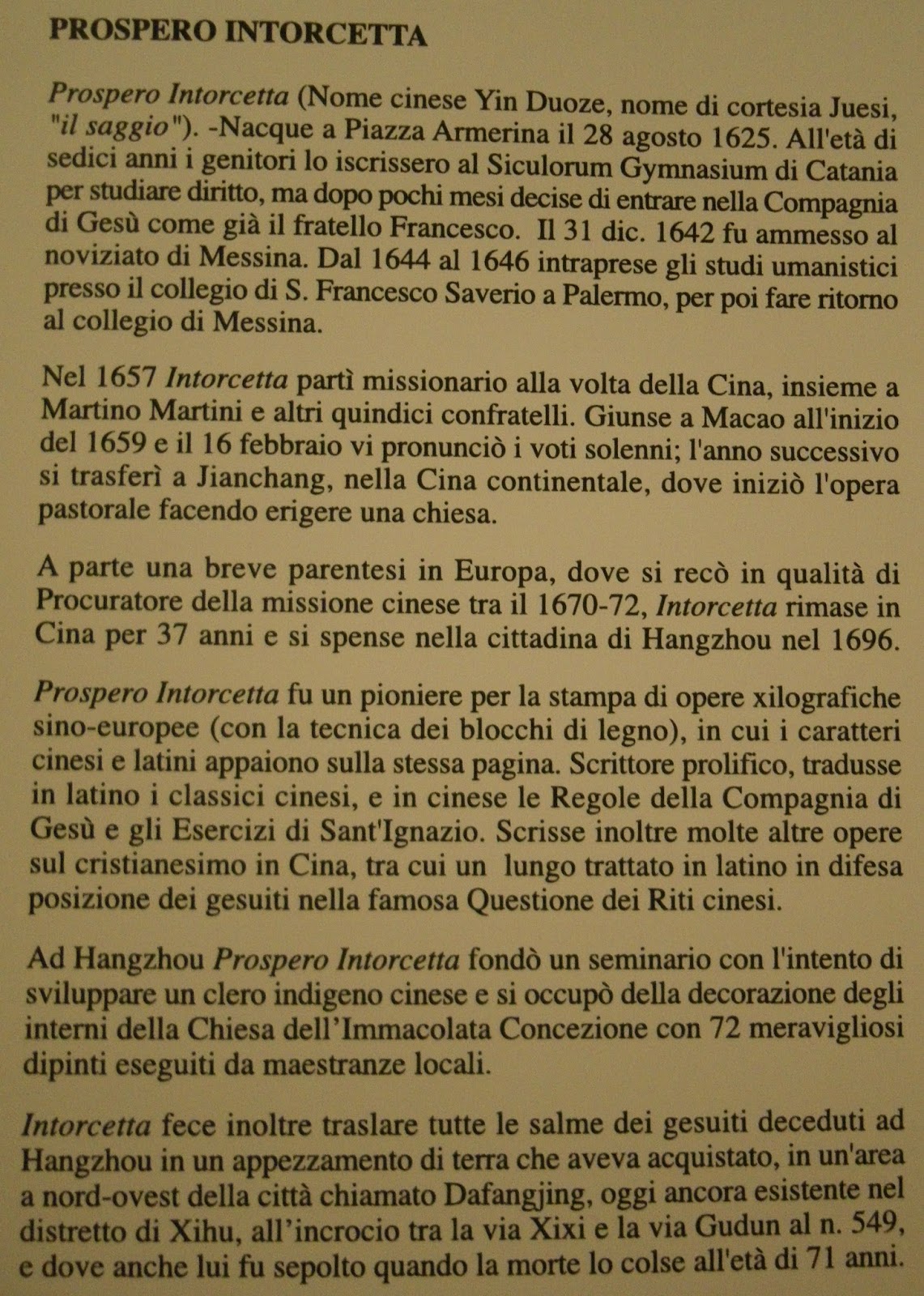 Cronarmerina - Convegno su Intorcetta