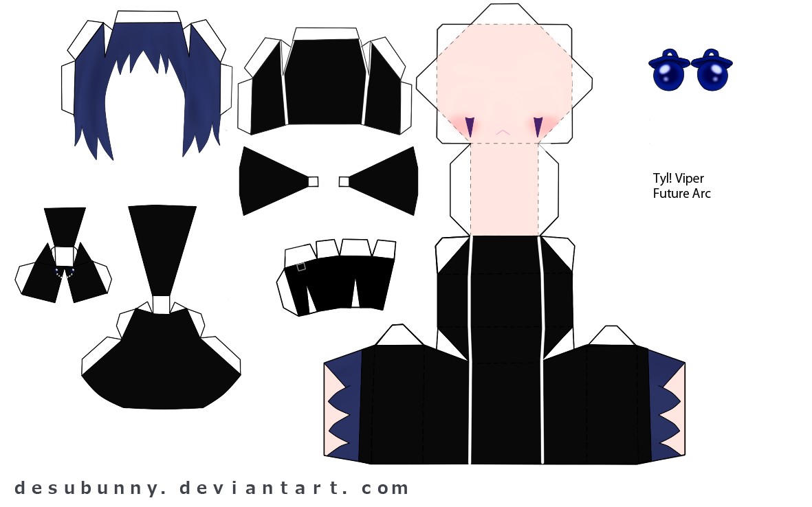 Saung-Nya Asciel: Pola Papercraft Katekyo Hitman Reborn