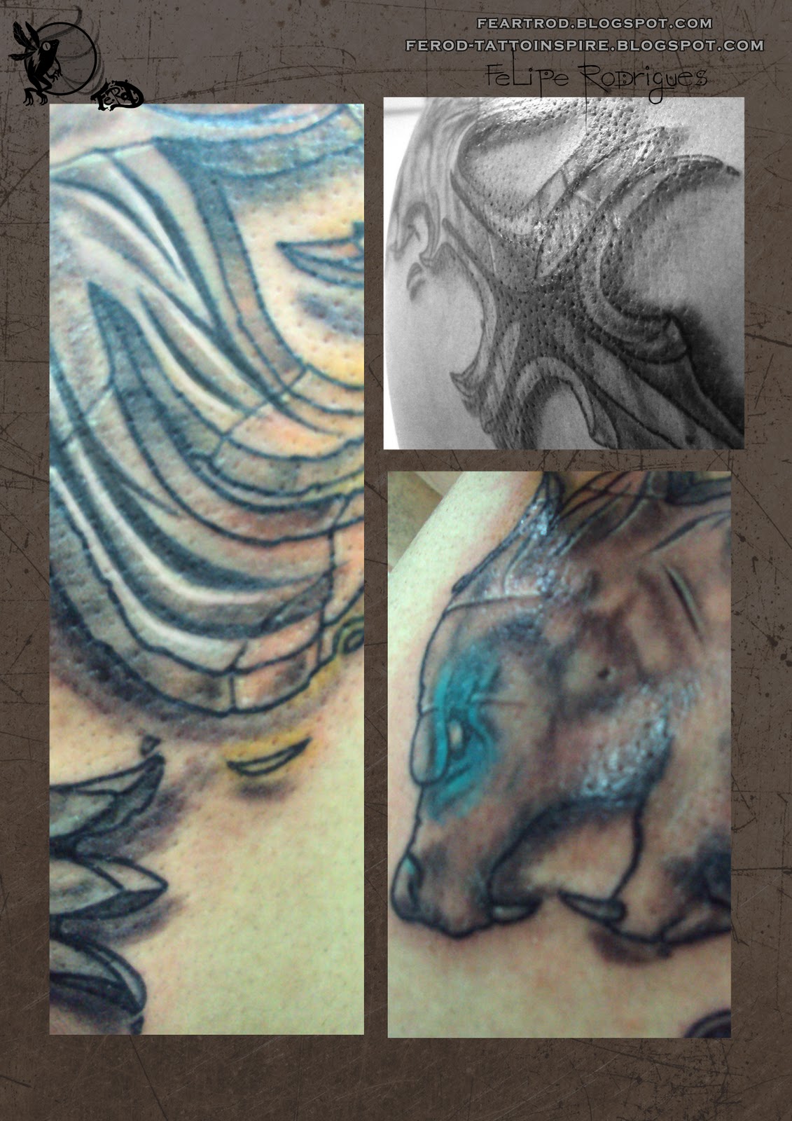 Fe Rod Tattoo inspire: Lion Heart _ fe rod