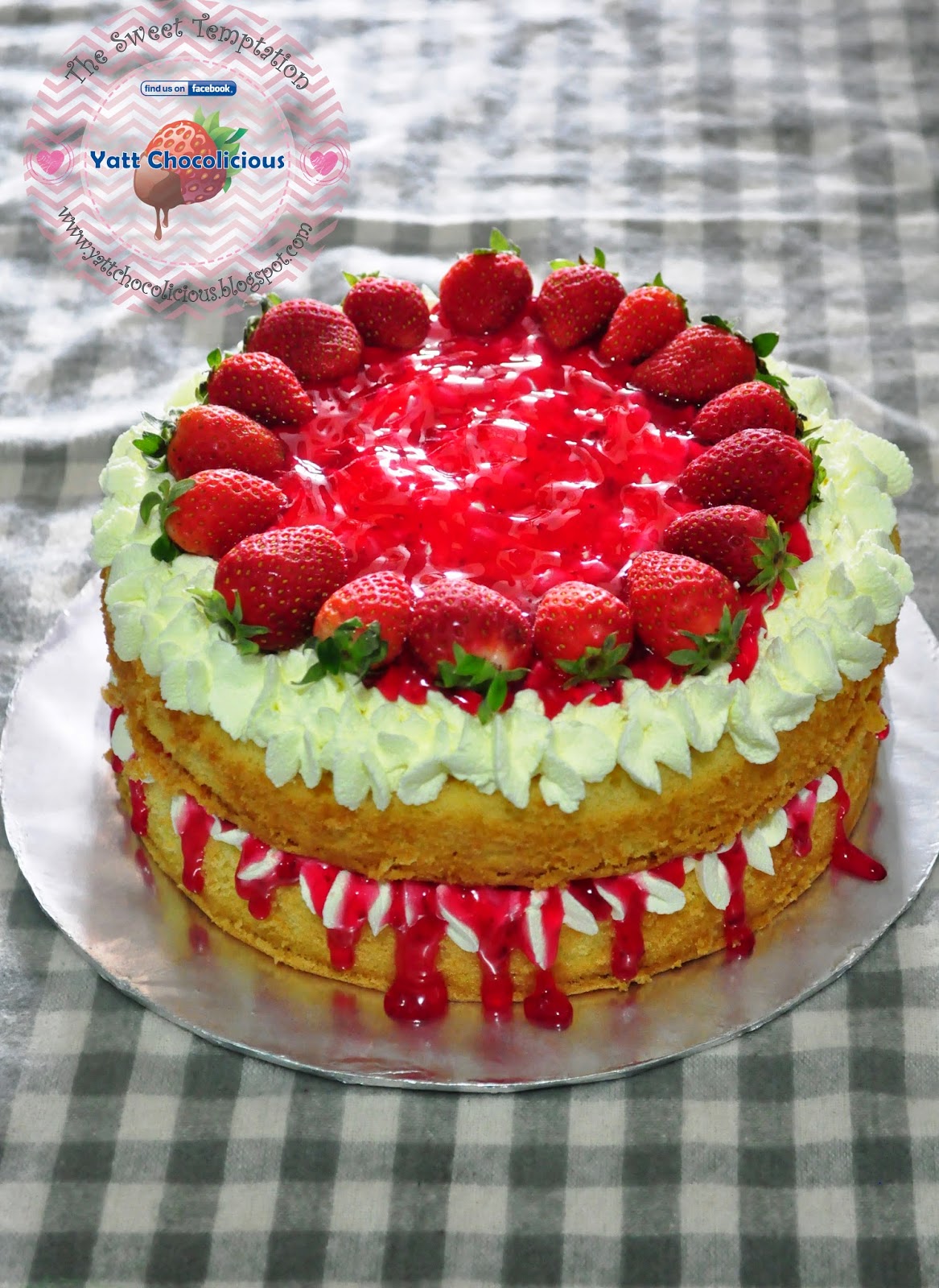 My yummy Homemade Chocolate: Kek Victoria Sandwich