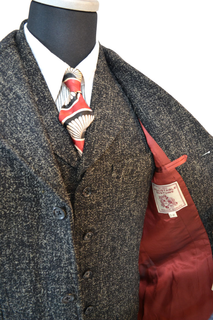 ADJUSTABLE COSTUME: ☆ Black Kemp Wool Suit