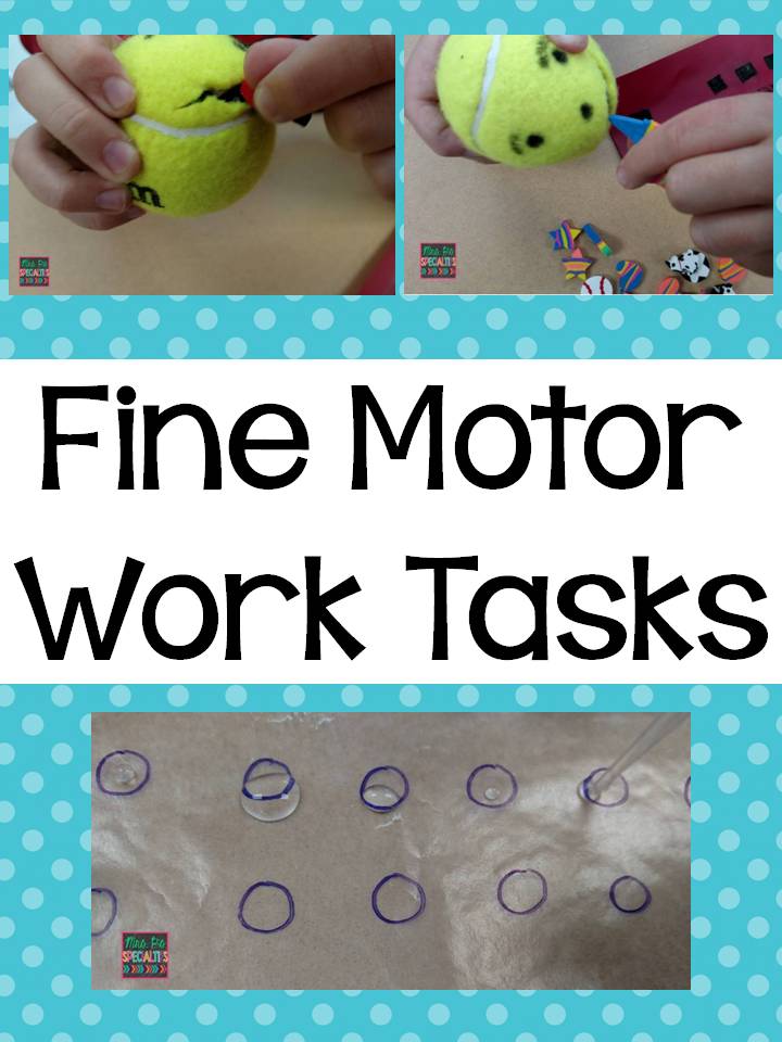 Fine Motor Work Tasks · Mrs. P's Specialties