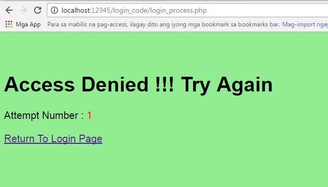 Free Programming Source Codes and Computer Programming Tutorials: Three Attempts Login System in ...