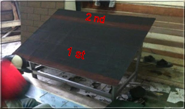 PASANG UNDERLAYER - ATAP ASPAL BITUMEN