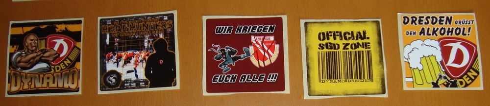 FERROLINOMANO: Pegatinas de Ultras Dynamo Dresden