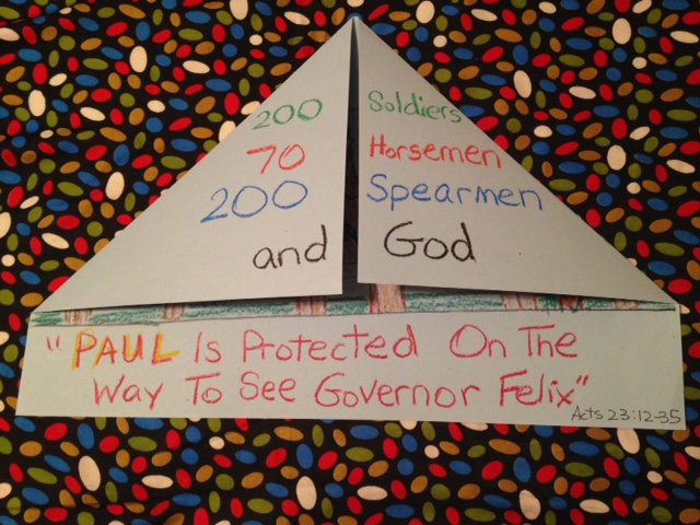 Children's Bible Lessons: Lesson - Paul's Nephew Saves Paul's Life