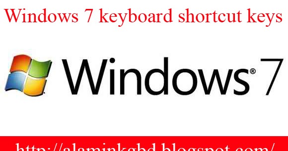 Windows 7 Most Important Keyboard Shortcut Keys (FULL LIST)