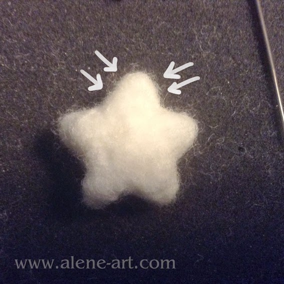 Alene Illustration: Tutorial: Needle Felted Star
