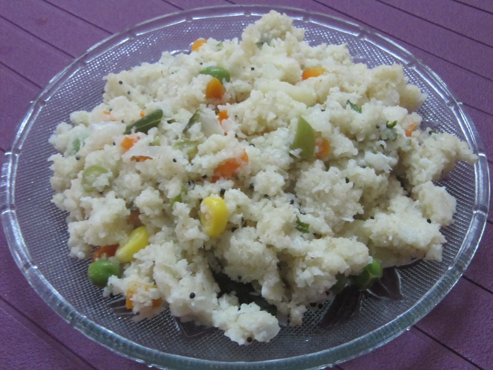 The taste of kerala: Rava Uppumavu