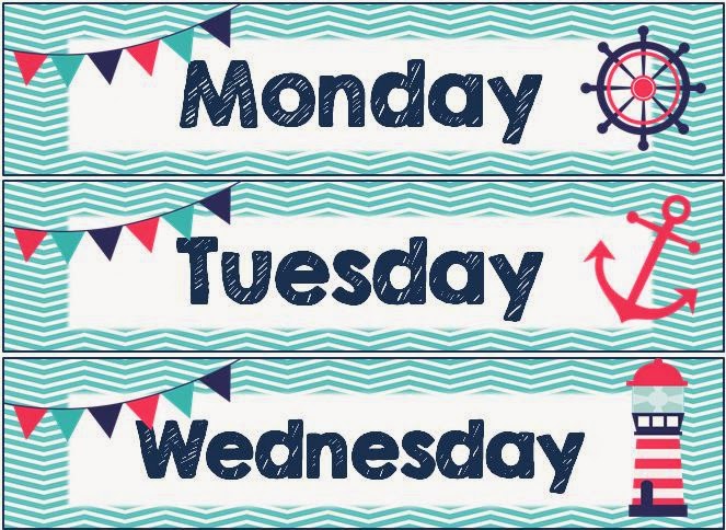 Short and Sweet in Second: Nautical Classroom Decor for the New School Year