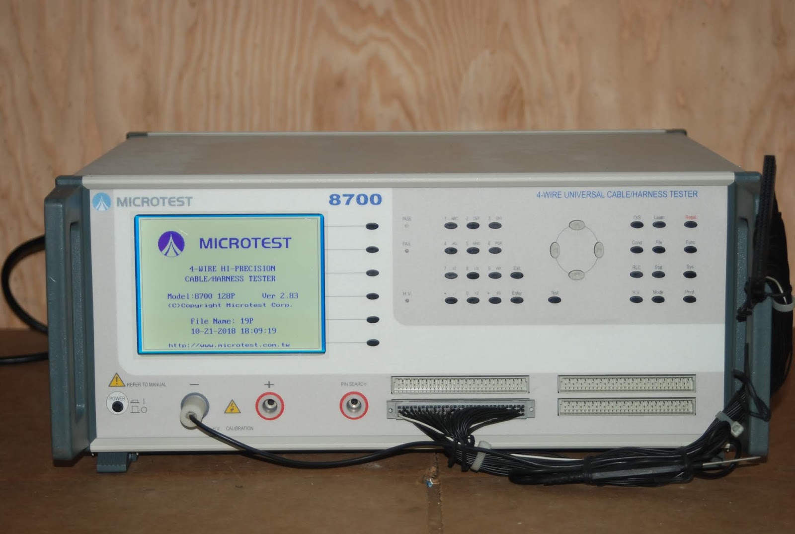 EquipmentHolic: MICROTEST 8700 4-WIRE UNIVERSAL CABLE/HARNESS TESTER