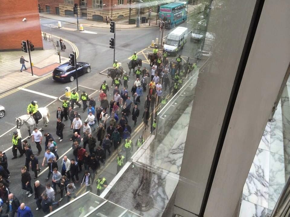 Football Hooligan Pictures: Derby at Leeds 3 May 2014