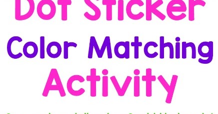 Easy Color Matching Activity for Little Learners | School Time Snippets