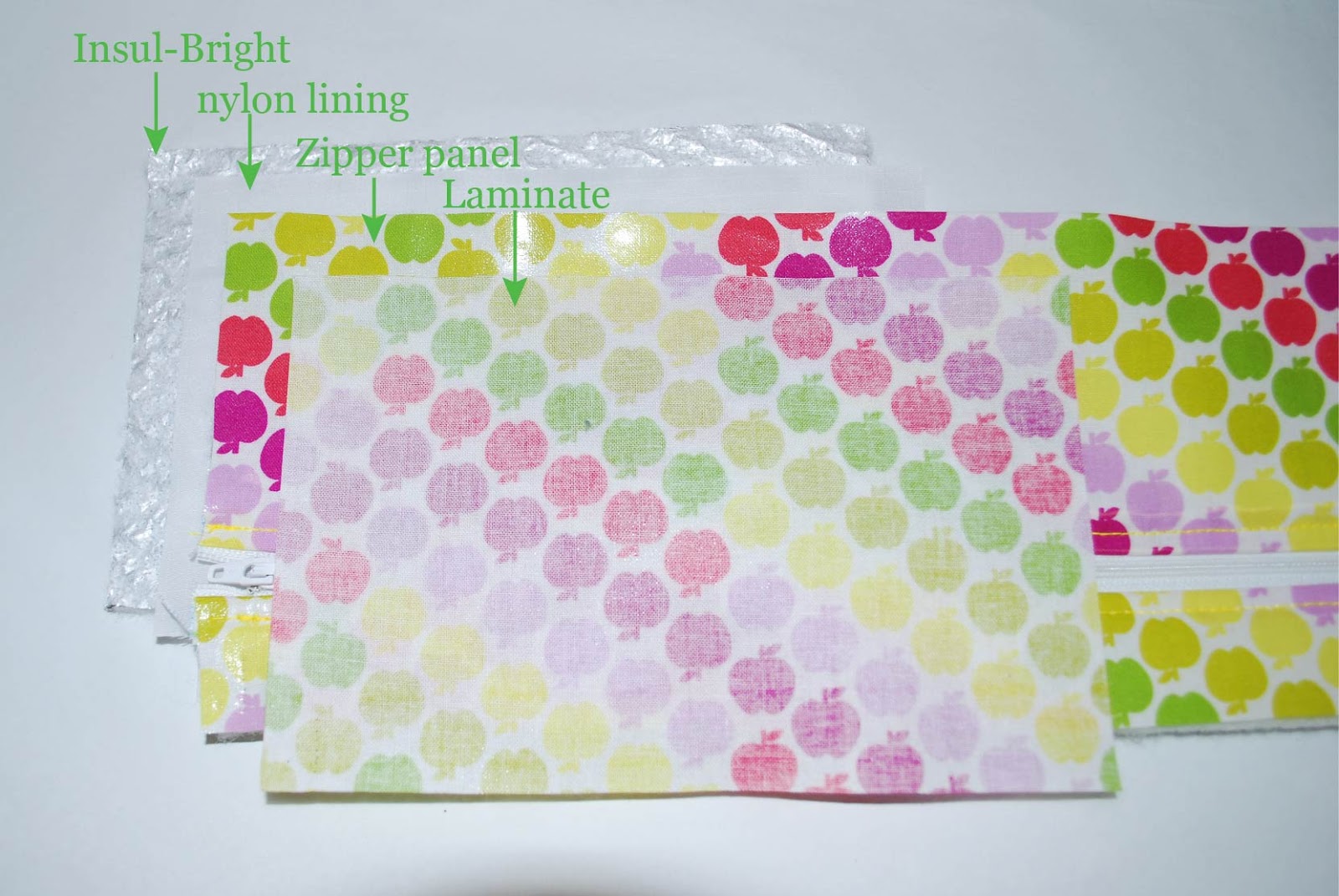 Apple Free Lunch Box Sewing Pattern and Tutorial - The Cottage Mama