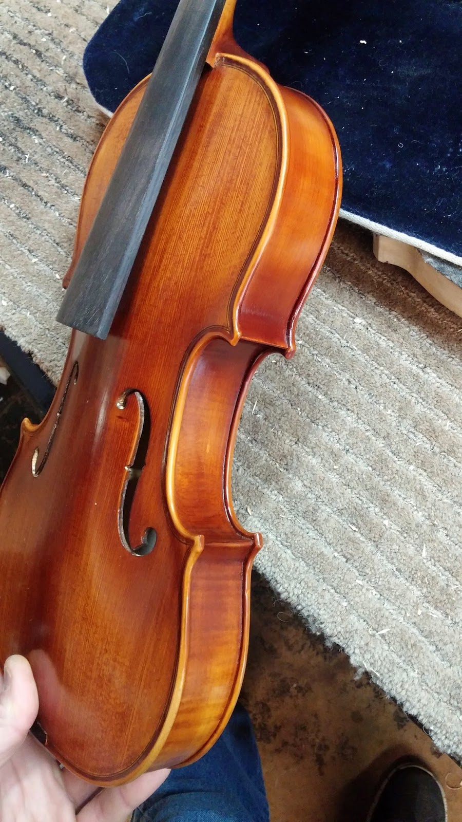 Luthier's Bench: Violin rib replacement