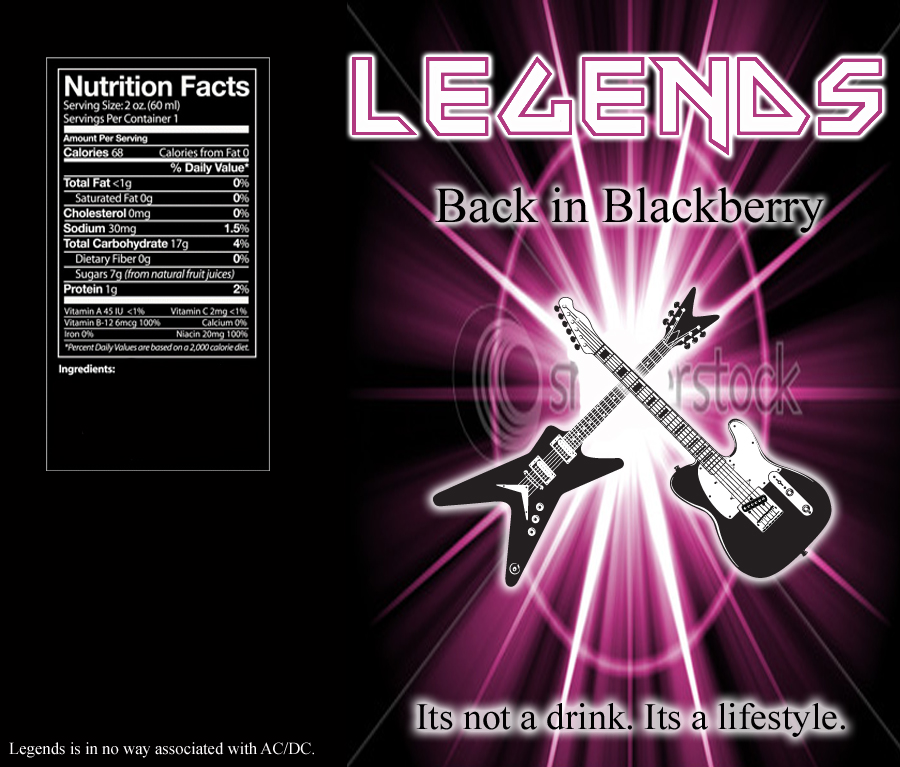 Legends Drink: Heres the new logo. With Color!!