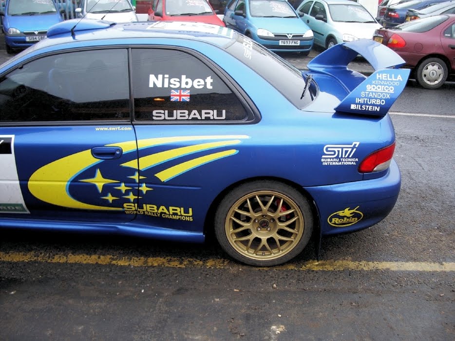 The Green I Signs Blog: Subaru Impreza World Rally Car Graphics ...