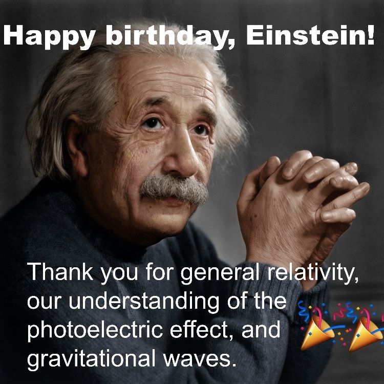 Happy Birthday SIR EINSTEIN....