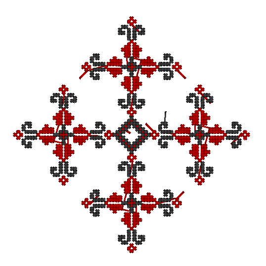 MODELE BRODERIE PENTRU COSTUMUL POPULAR ROMANESC : modele cruci in ...