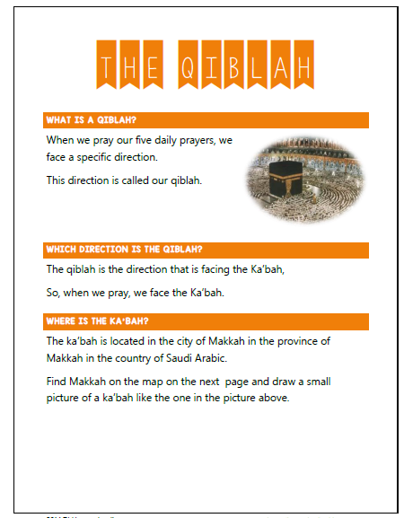 The Qiblah | TJ Islamic Studies