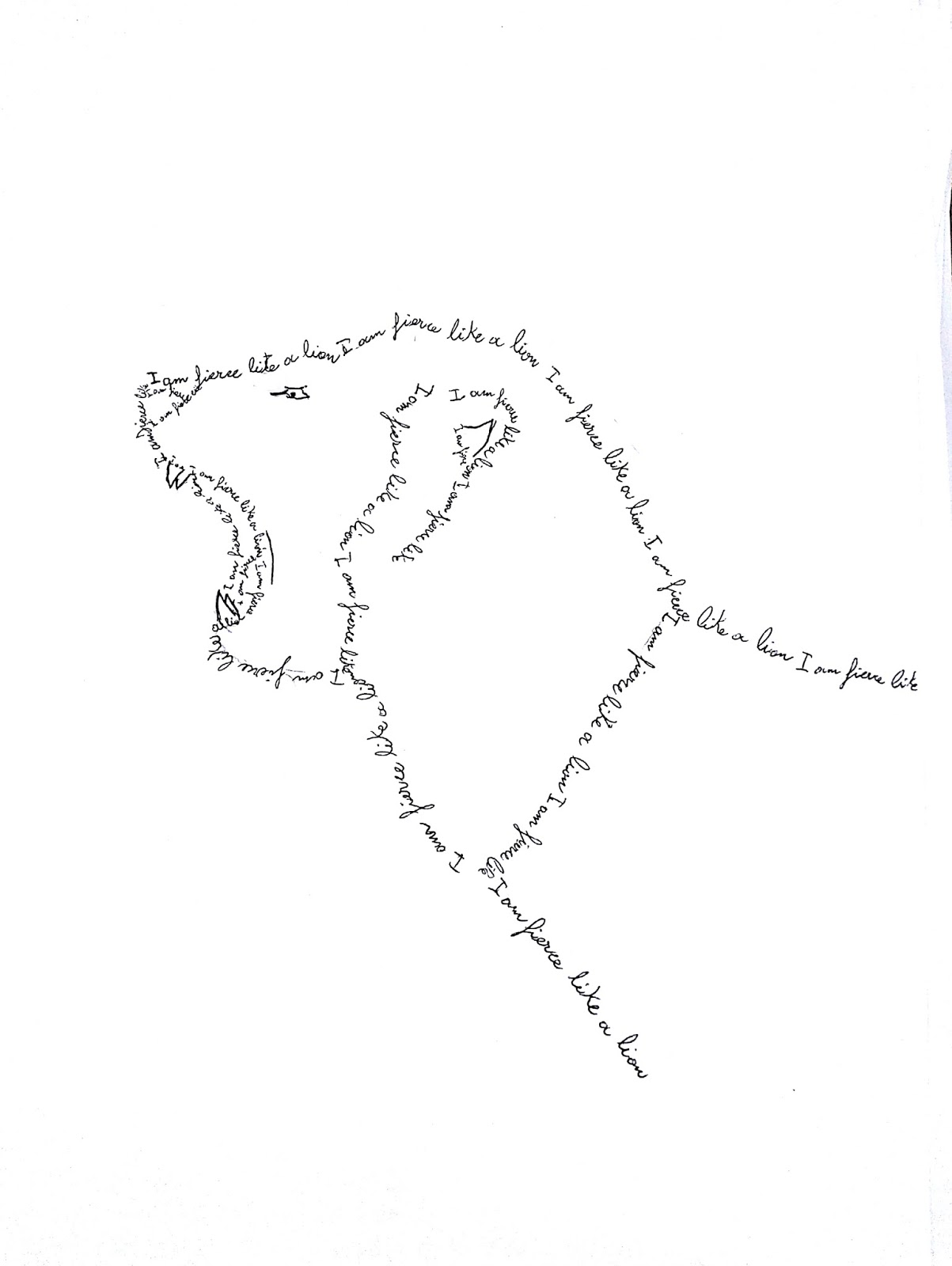 Raquel's English Class Blog: Calligrams