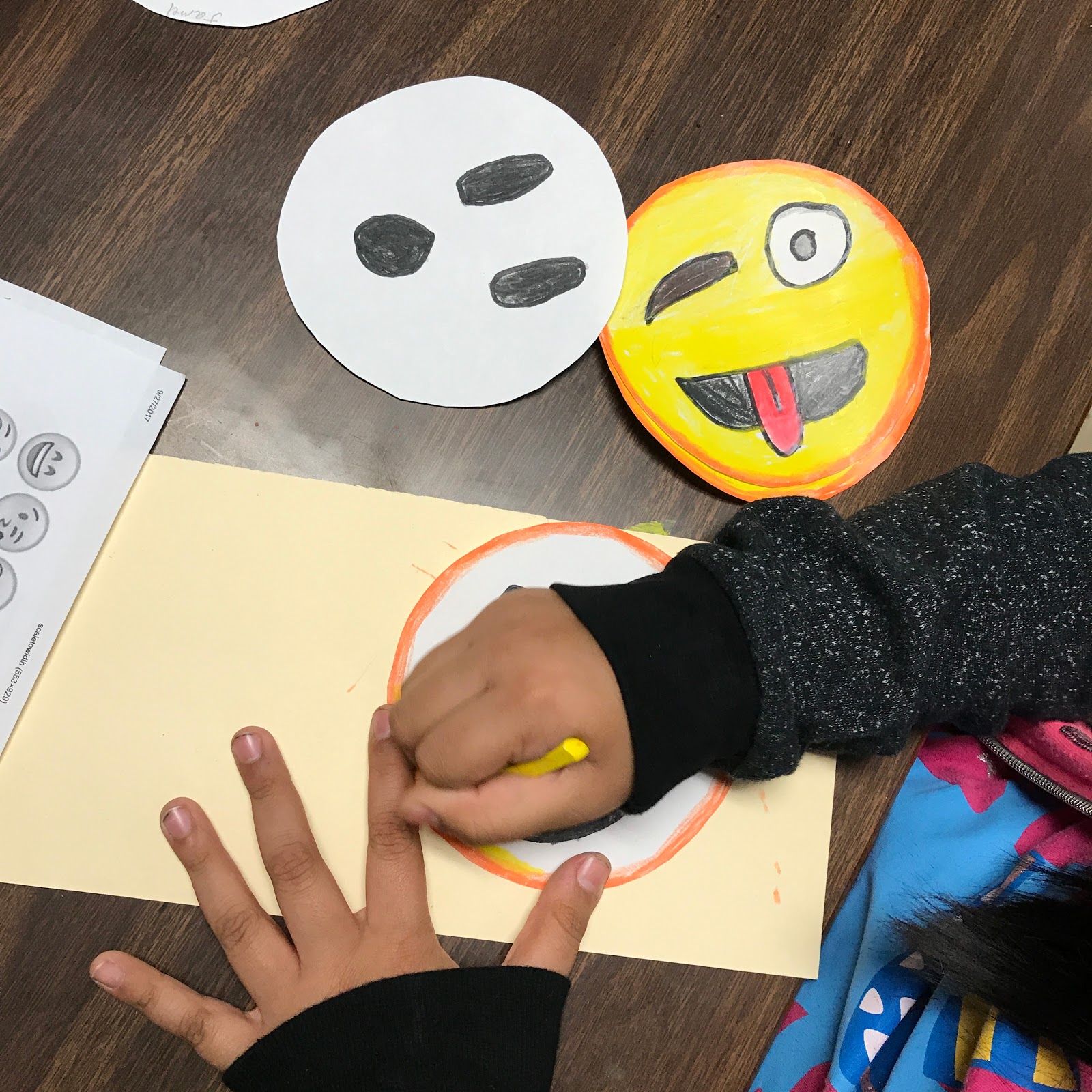 Elements of the Art Room: 4th Grade Pop Art Emojis 😄