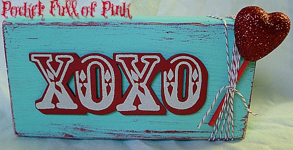 Pocket Full of Pink: XOXO Block {Tutorial}