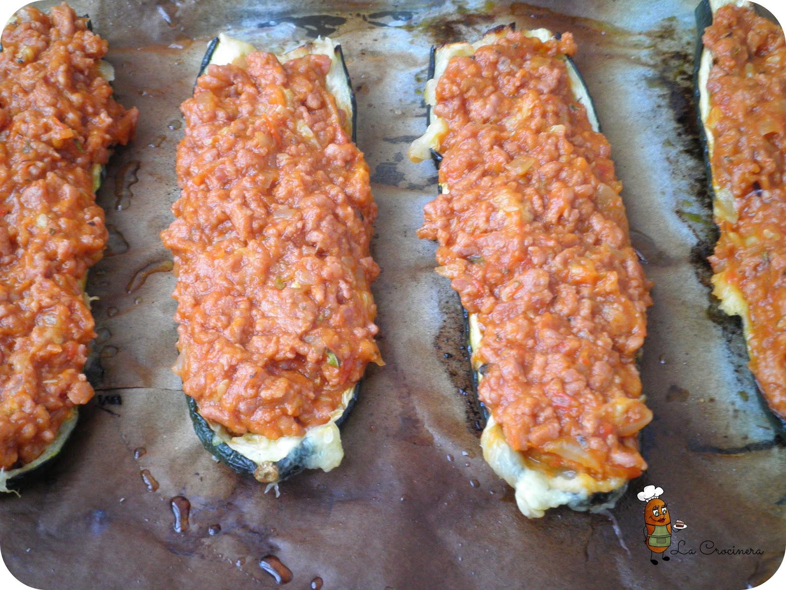 CALABACINES RELLENOS DE CARNE | La Crocinera