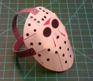 Friday the 13th Jason Vorhees Mask & Dagger Papercraft | Papercraft ...