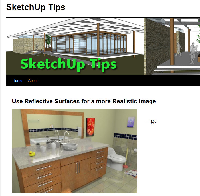 SketchUp rendering tips and tutorials for architects and designers.