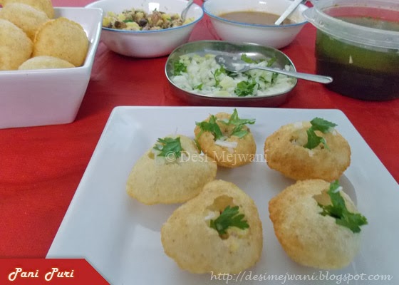 Pani Puri Recipe - Desi Mejwani