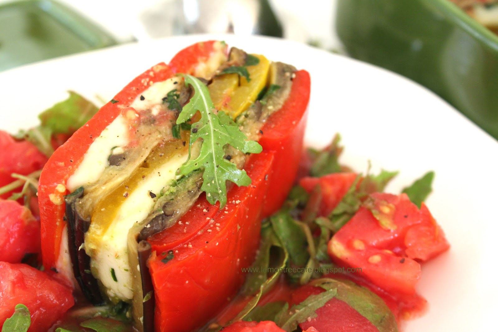 a lemon tree cafe: terina z bakłażana i papryki - eggplant and pepper ...