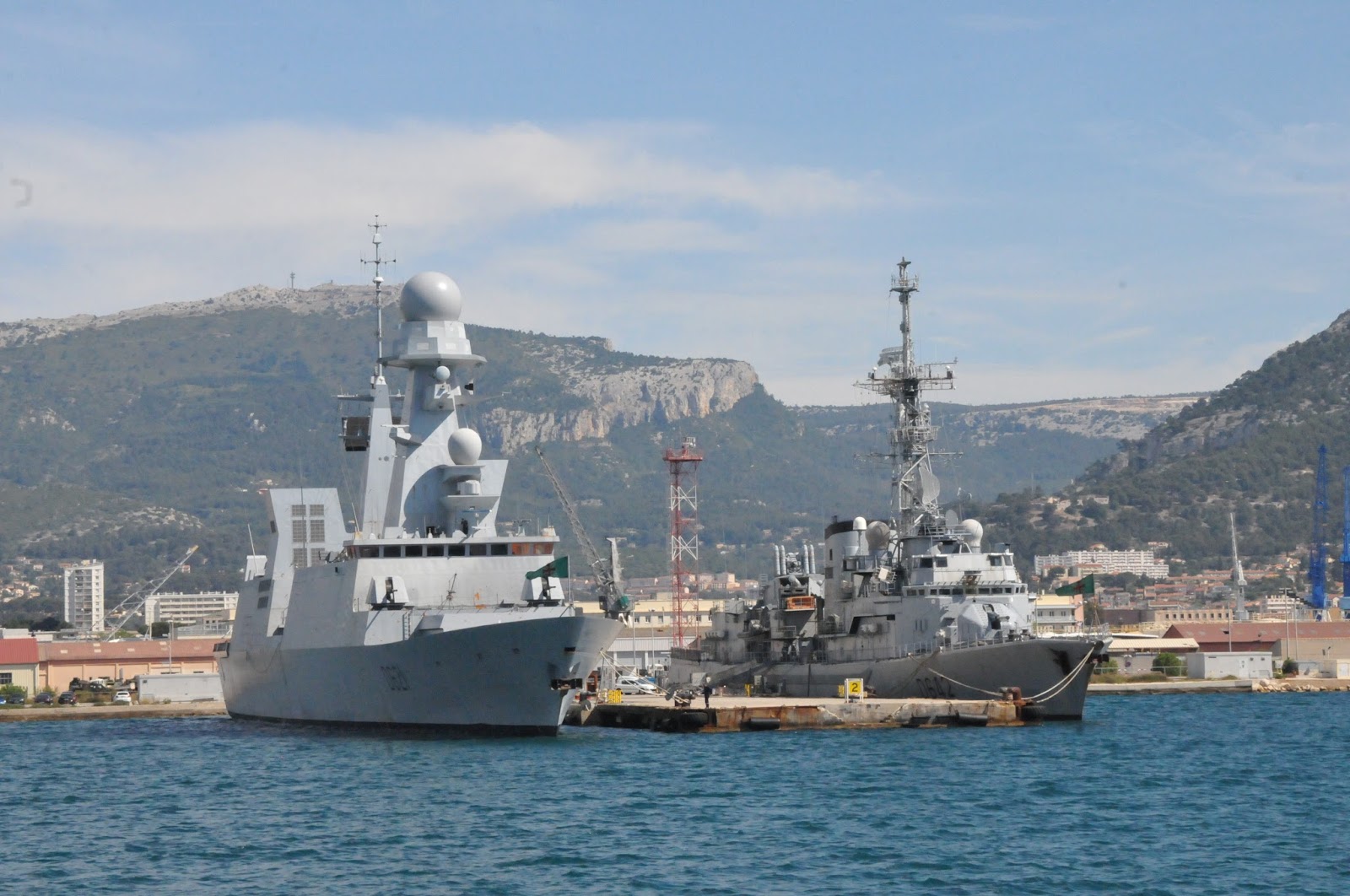 Envelopmer - le courrier des marins: Toulon visite de la rade base ...