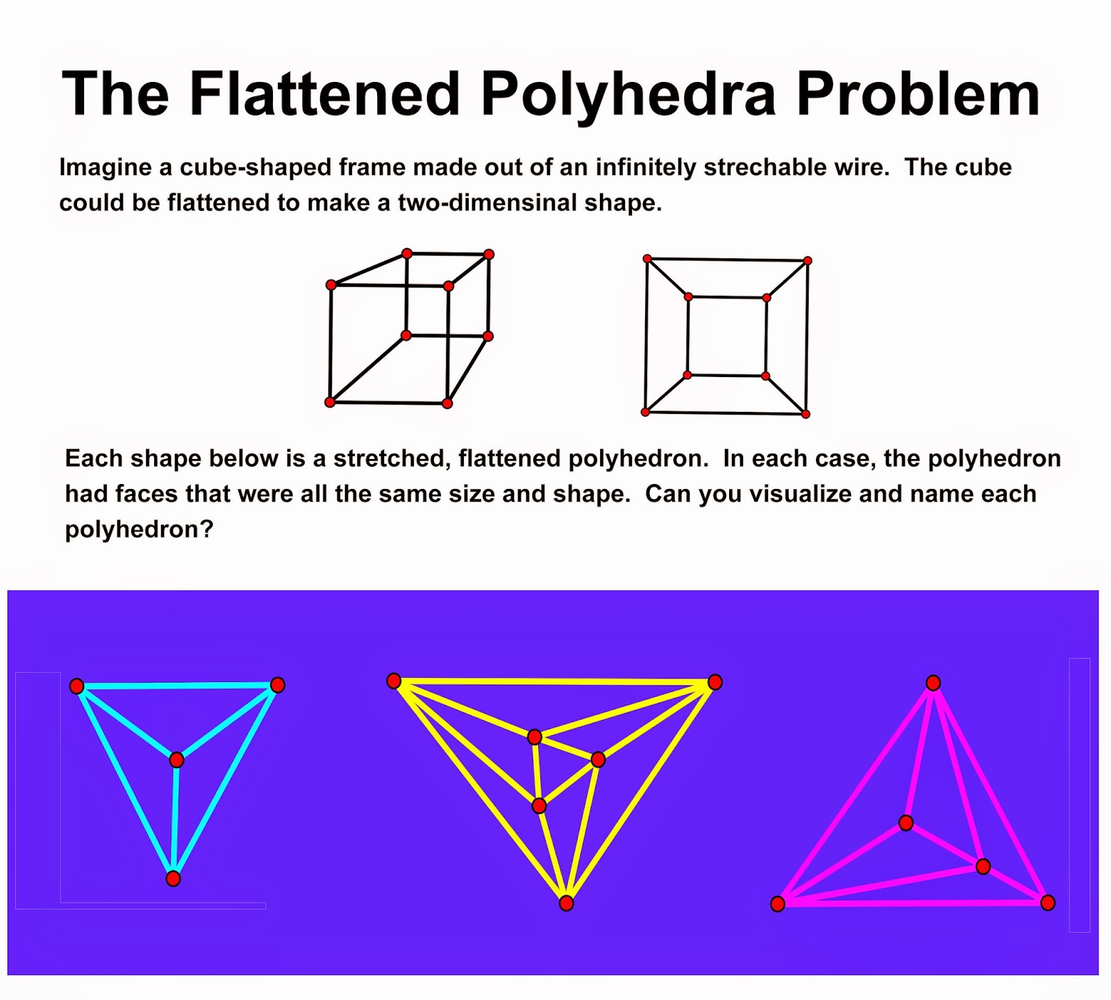 1001 Math Problems: spatial puzzles (3D)