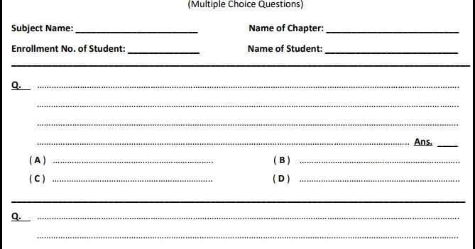 Multiple Choice Question (MCQ) - Format