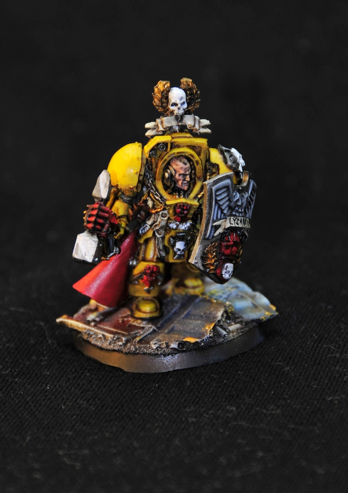 Death Knight Painting: Space Marine Captain Darnath Lysander