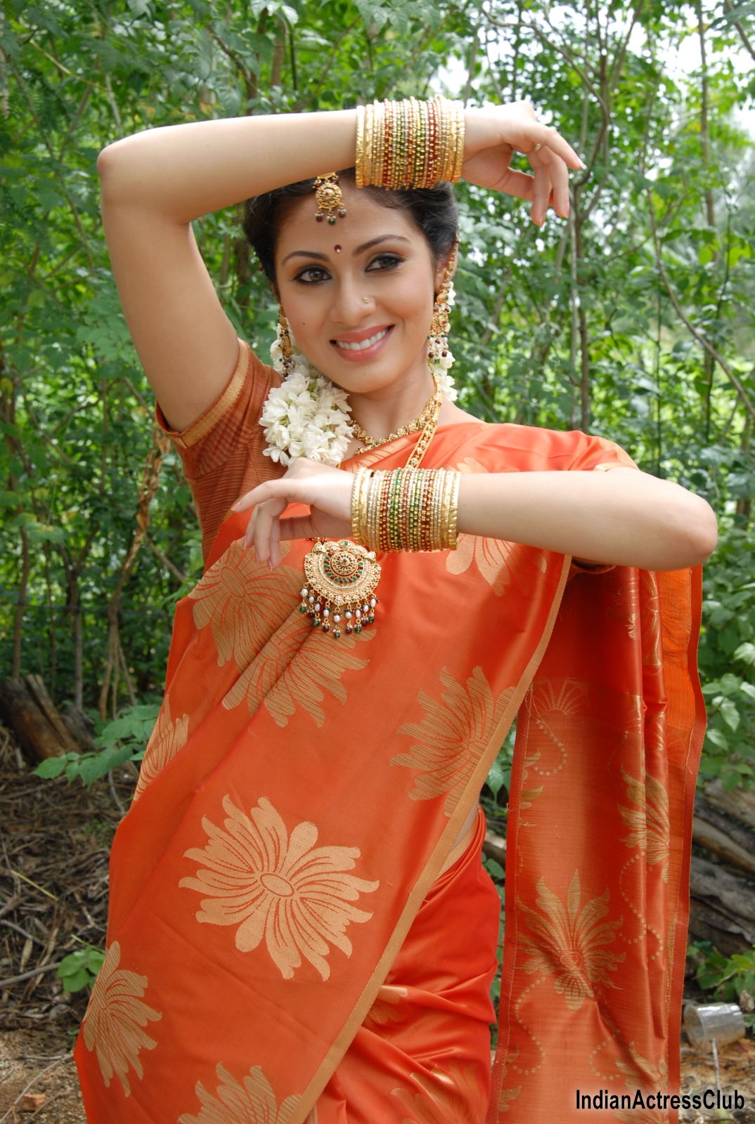 Beautiful Stills of Actress Sada in Traditional Saree and Jewelery ...